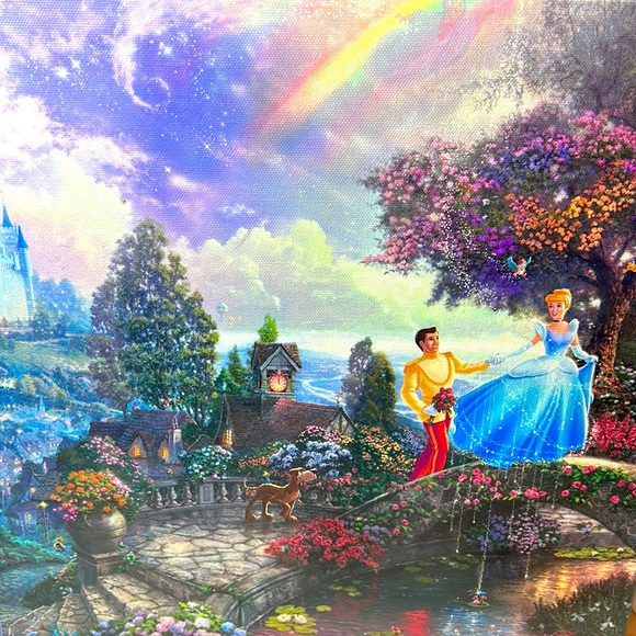 Thomas Kinkade | Art | Thomas Kinkade Disney Cinderella | Poshmark